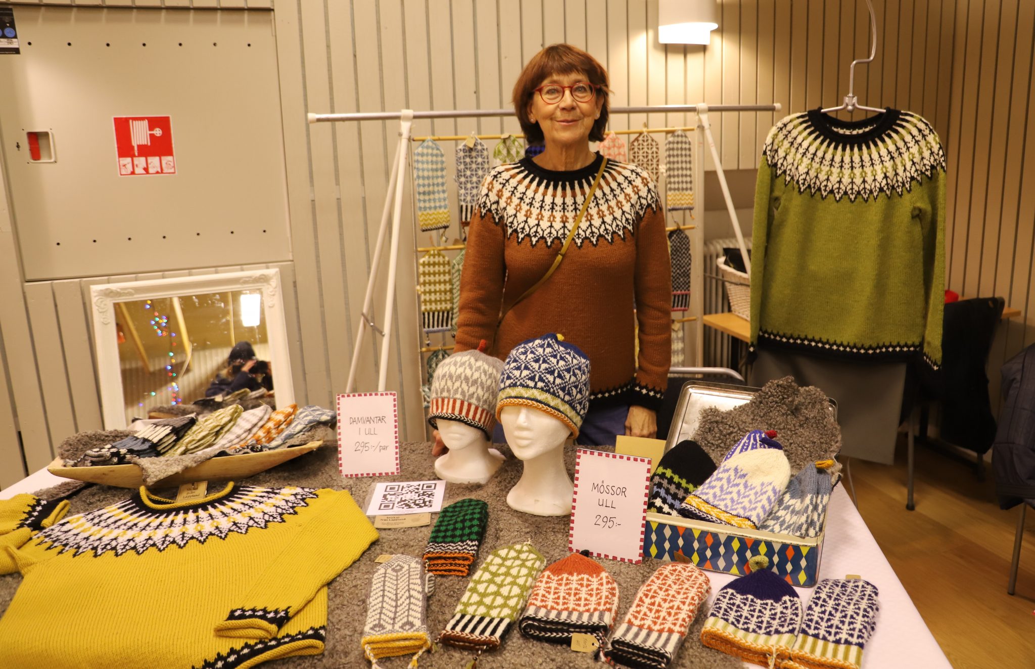 Stensele hembygdsförening arrangerade julmarknad